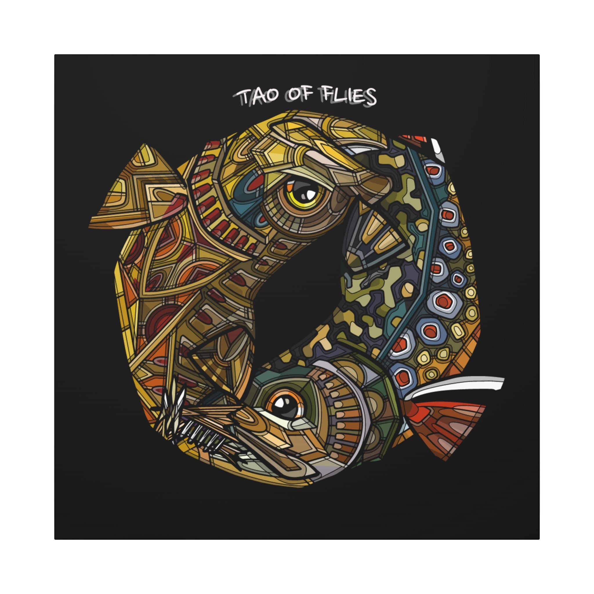 Larko Logo Stretched Canvas Print – The Tao of Flies